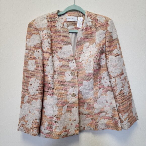 Alfred Dunner | Jackets & Coats | Alfred Dunner Jacket Blazer 8 Floral ...